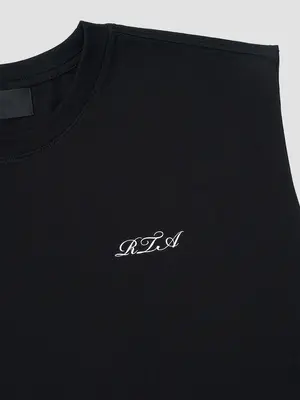 RtA Chaparral Terry Cursive Logo Muscle Tank