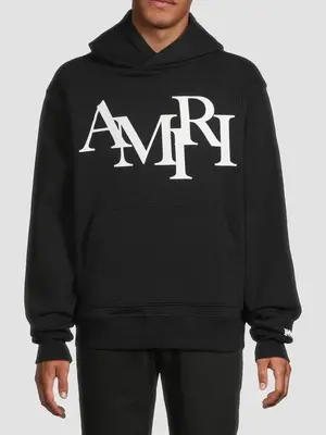 Amiri Logo Staggered Hoodie