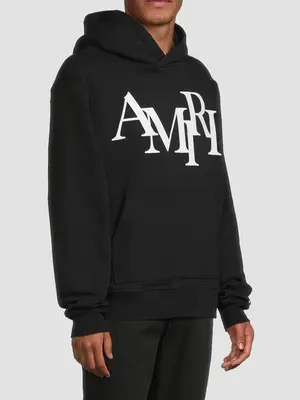 Amiri Logo Staggered Hoodie