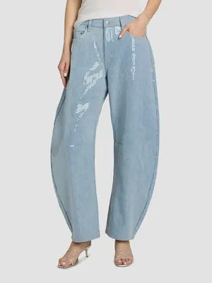 Ksubi Future Memory Sequin Spirit Barrel Jeans