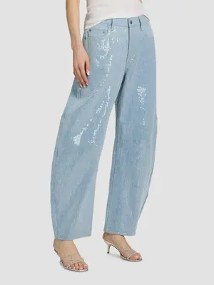 Ksubi Future Memory Sequin Spirit Barrel Jeans