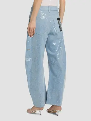 Ksubi Future Memory Sequin Spirit Barrel Jeans
