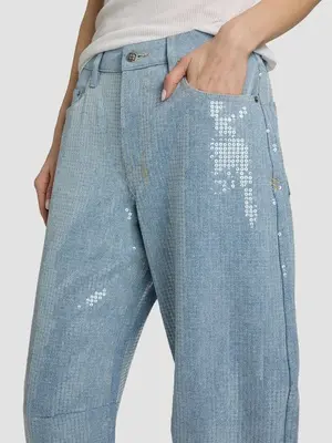 Ksubi Future Memory Sequin Spirit Barrel Jeans