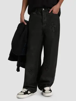 Ksubi Maxx Backstage Stardom Tonal-embroidered Jeans