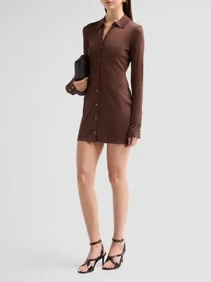 Ksubi Devin Long-sleeve Shirtdress