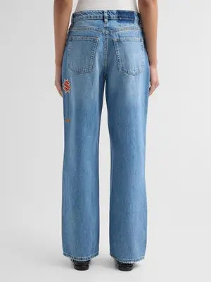 Ksubi Garage Patches High-rise Jeans