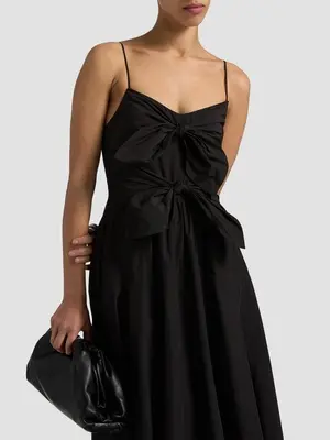 Derek Lam 10 Crosby Unity Poplin Double Tie-front Maxi Dress