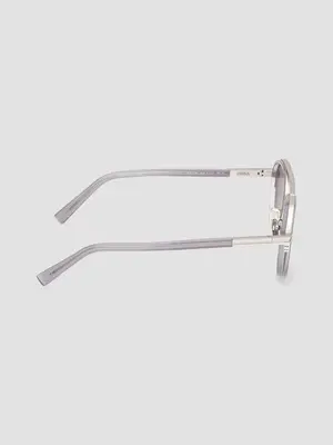 Zegna 51mm Round Metal Sunglasses