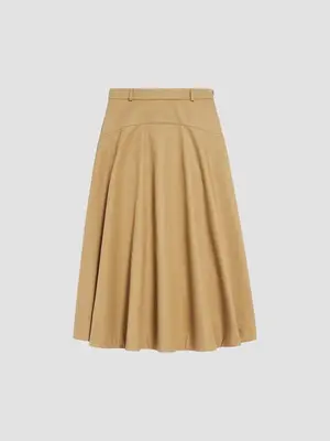 Balenciaga A-line Cotton Skirt