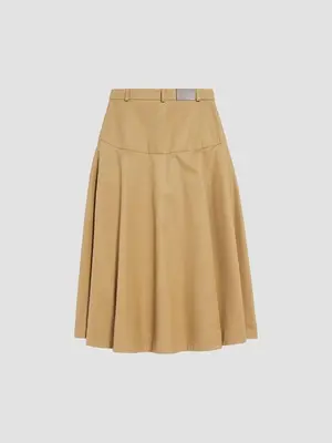 Balenciaga A-line Cotton Skirt