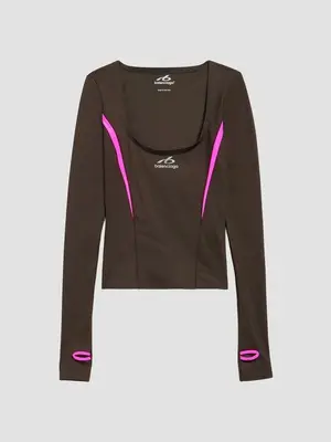 Balenciaga Techwear Fitted Long Sleeve Top