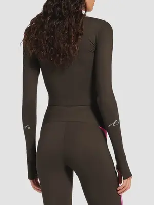 Balenciaga Techwear Fitted Long Sleeve Top