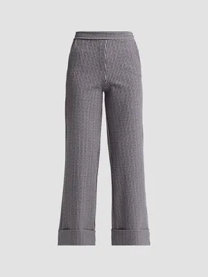 Chiara Boni La Petite Robe Fredynah Printed Pants - Houndstooth