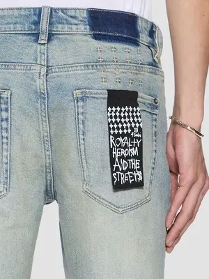 Ksubi Van Winkle Astral Grid Skinny Jeans