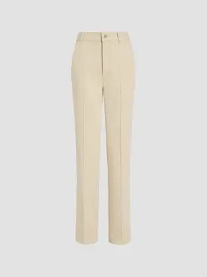 Derek Lam 10 Crosby Washed Cotton Twill Straight-leg Jeans