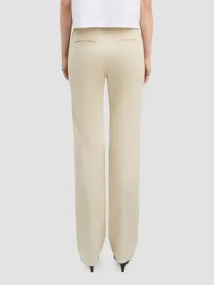 Derek Lam 10 Crosby Washed Cotton Twill Straight-leg Jeans