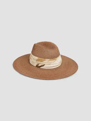 Eugenia Kim Emmanuelle Woven Wide-brim Fedora