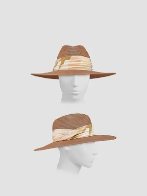 Eugenia Kim Emmanuelle Woven Wide-brim Fedora