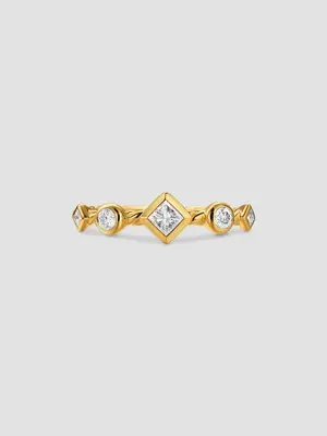 David Yurman Cable Band Ring In 18k Yellow Gold