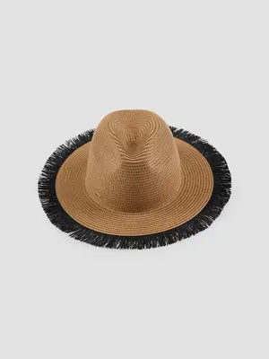 Eugenia Kim Courtney Crochet Fedora - Camel