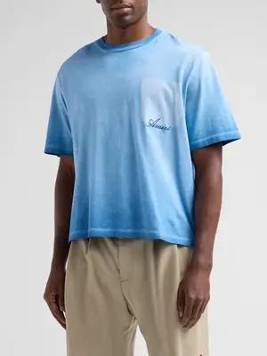 Amiri Faded Pocket Crop T-shirt