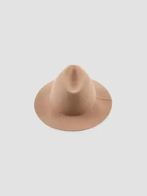 Eugenia Kim Sandy Felt Chain Fedora - Camel