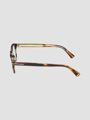 TOM FORD 47mm Blue Block Square Eyeglasses