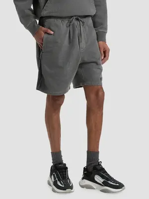Ksubi Revamp Cotton Track Shorts - Charcoal