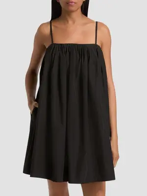 Derek Lam 10 Crosby Dominic Cotton Poplin Trapeze Minidress