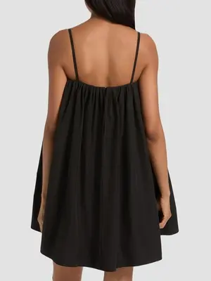 Derek Lam 10 Crosby Dominic Cotton Poplin Trapeze Minidress