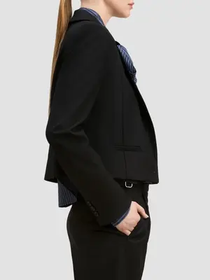 Derek Lam 10 Crosby Mona Essential Cropped Blazer