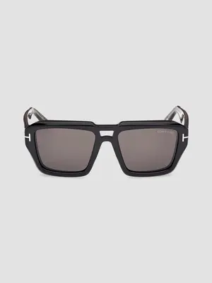 TOM FORD Icon 56mm Navigator Sunglasses