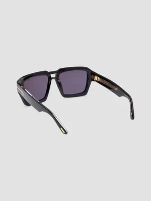 TOM FORD Icon 56mm Navigator Sunglasses
