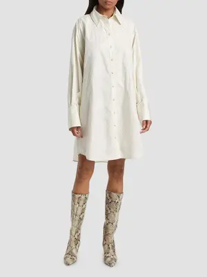 Derek Lam 10 Crosby Piper Embroidered Shirtdress