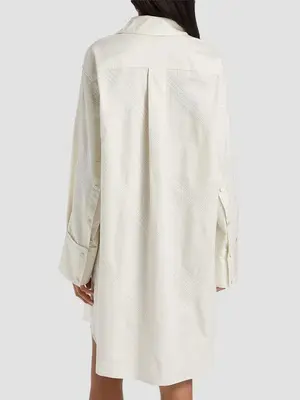 Derek Lam 10 Crosby Piper Embroidered Shirtdress