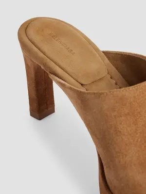 Balenciaga Fargo Mules - Brown