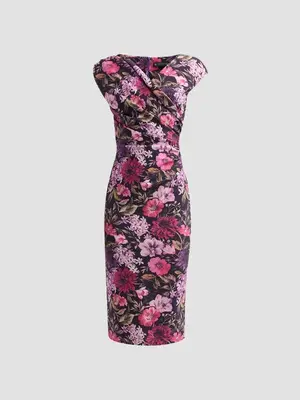 Chiara Boni La Petite Robe Dids Floral Jersey Midi Dress - Danielle