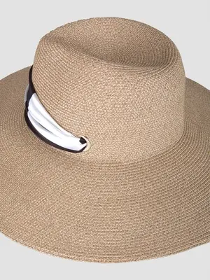 Eugenia Kim Cassidy Scarf-detail Packable Wide-brim Fedora