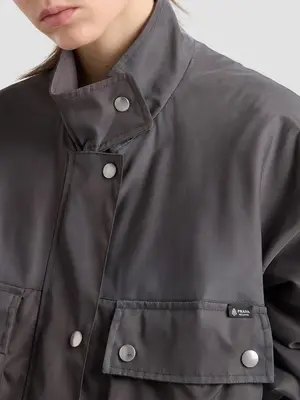Prada Washed Re-nylon Rain Jacket