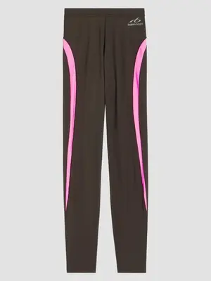 Balenciaga Techwear Leggings - Brown Multi