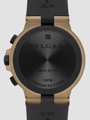 BVLGARI Titanium, Aluminum & Rubber Chronograph Watch/41mm