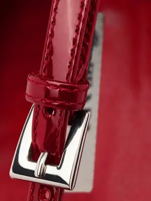 Prada Open Side Patent Leather Pumps - Red