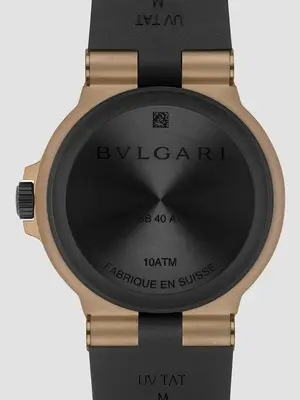BVLGARI Titanium, Aluminum & Rubber Strap Watch/40mm
