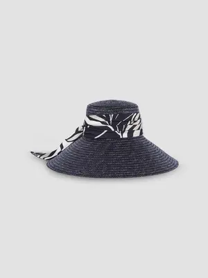 Eugenia Kim Mirabel Wide-brim Straw Sun Hat - Black