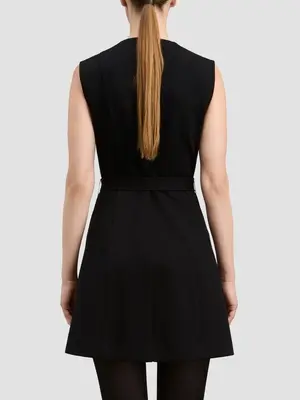 Derek Lam 10 Crosby Deeda Ponte Zip-front Mini Dress