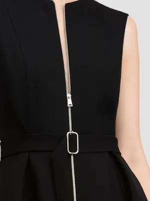 Derek Lam 10 Crosby Deeda Ponte Zip-front Mini Dress