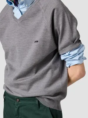Miu Miu Wool V-neck Sweater
