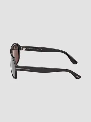 TOM FORD William 63mm Navigator Sunglasses