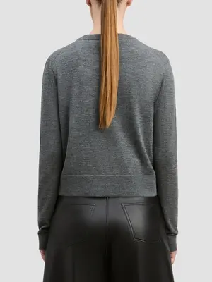 Derek Lam 10 Crosby Jesse Mercerized Wool-cashmere Cardigan
