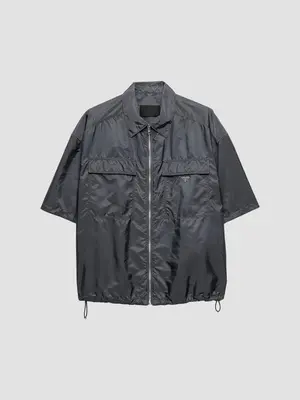 Prada Short-sleeved Light Re-nylon Shirt - Grey